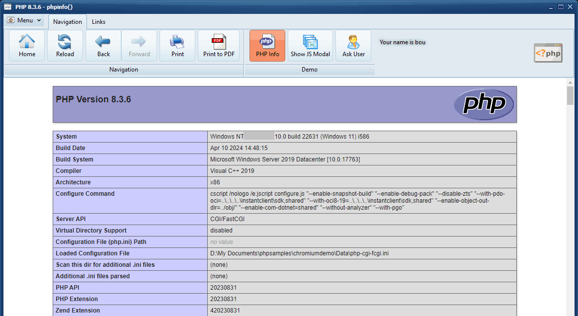 Getting Started - ExeOutput for PHP